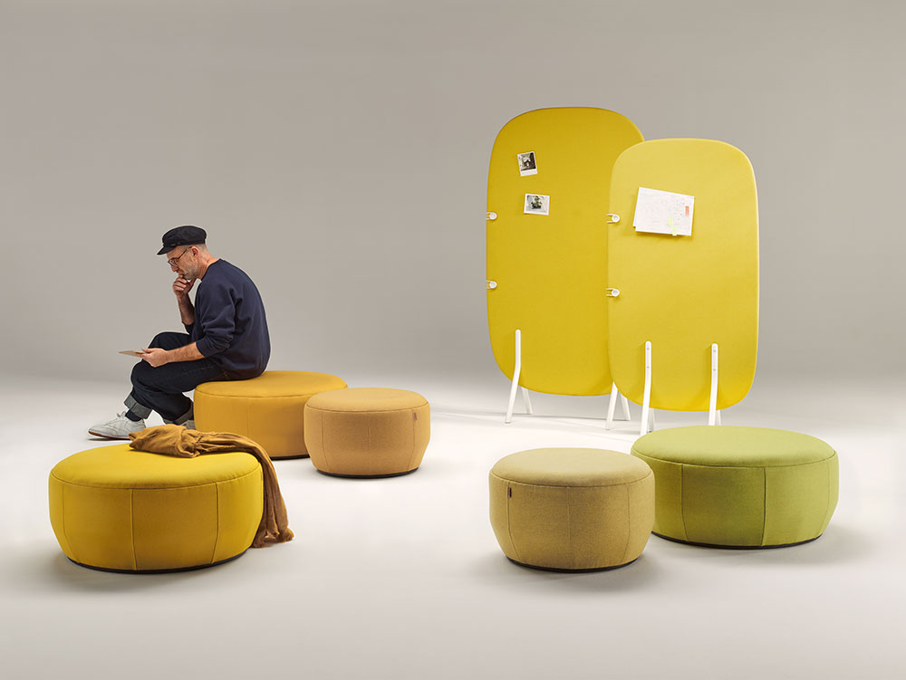 POUFS ET BANCS | Poufs Brisa PATTIO | Mobilier de bureau | Entrée ...